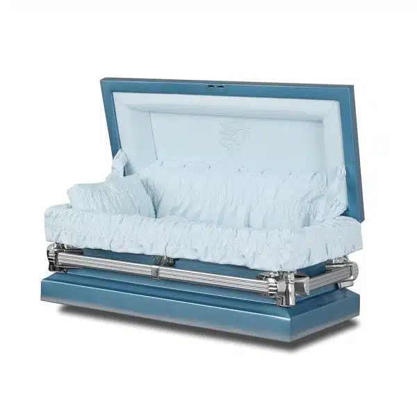 36" Youth Blue - 20 Gauge Casket - Sky Caskets