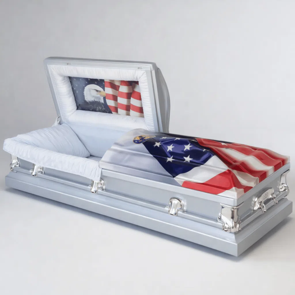 United States Marine Corp Steel Casket - Sky Caskets